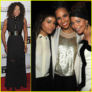 Alicia Keys & Zoe Kravitz: ‘Keep A Child Alive’ Black Ball! | Chanel ...
