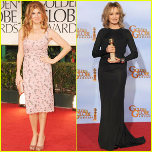 Jessica Lange & Connie Britton – Golden Globes 2012 Red Carpet | 2012 ...