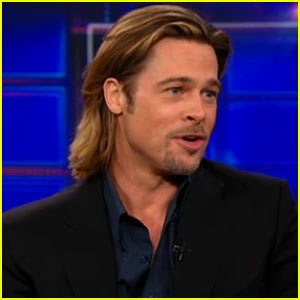 Brad Pitt: ‘Daily Show’ Interview! | Brad Pitt | Just Jared: Celebrity ...
