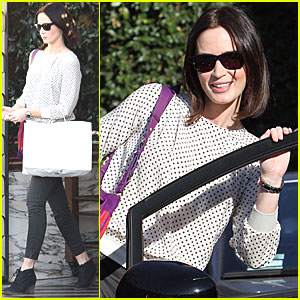 Emily Blunt: Birthday Lunch at Cecconi’s | Emily Blunt : Just Jared ...