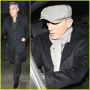 Daniel Craig & George Clooney: Night Out in London! | Anna Friel ...