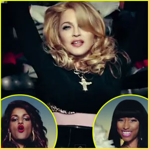 Madonna: ‘Give Me All Your Luvin” Video Premiere! | M.I.A., Madonna ...