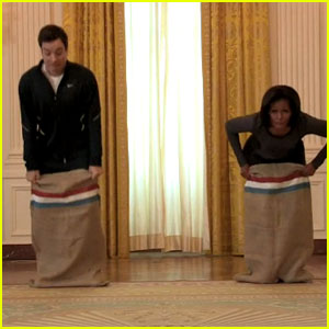 Michelle Obama: Let’s Move With Jimmy Fallon! | Jimmy Fallon, Michelle Obama | Just Jared ...