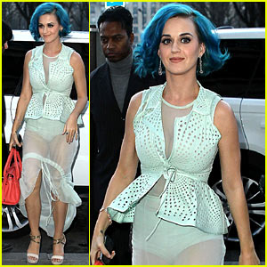 Katy Perry: Sheer Fashion Week Outfit! | Katy Perry, Sheer : Just Jared