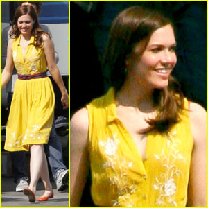 Mandy Moore: On Set for New Project | Mandy Moore : Just Jared