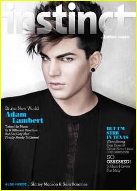 Adam Lambert Covers ‘Instinct’ May 2012 | Adam Lambert, Magazine : Just ...