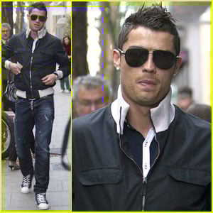 Cristiano Ronaldo Enjoys a Madrid Meal | Cristiano Ronaldo : Just Jared