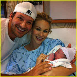 Hawkins Romo: First Pic From Dad Tony! | Candice Crawford, Celebrity ...