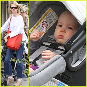 January Jones: Lunch with Baby Xander! | Celebrity Babies, January ...