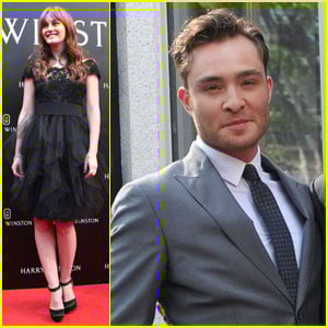 Leighton Meester: Harry Winston Shanghai with Ed Westwick! | Ed ...