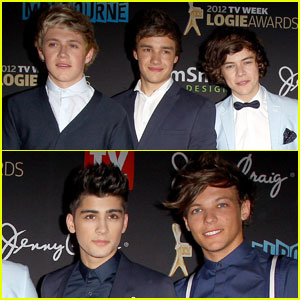One Direction: Logie Awards 2012 Red Carpet! | Harry Styles, Liam Payne ...