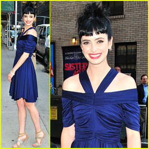 Krysten Ritter: ‘Late Show’ Appearance! | Krysten Ritter : Just Jared