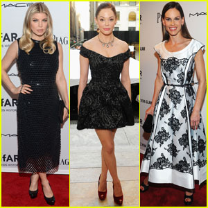 Fergie & Rose McGowan: amfAR Inspiration Gala! | Cheyenne Jackson ...