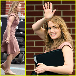 Kate Winslet Waves on ‘Labor Day’ | Kate Winslet : Just Jared