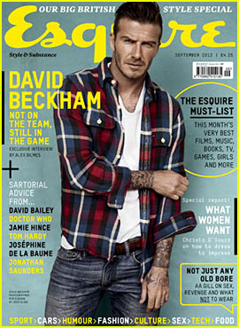 David Beckham Covers ‘Esquire UK’ September 2012 | David Beckham ...