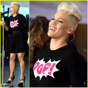 Pink: ‘Today Show’ Performance & Tour Announcement! | Pink | Just Jared ...