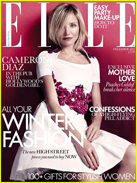 Cameron Diaz Covers ‘Elle UK’ December 2012 | Cameron Diaz, Magazine ...