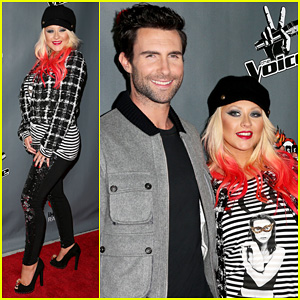 Christina Aguilera: ‘The Voice’ Final 12 Party with Adam Levine! | Adam ...