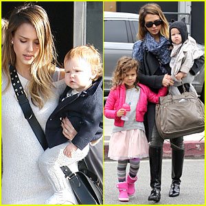 Jessica Alba: Tavern Lunch with the Kids! | Cash Warren, Celebrity ...