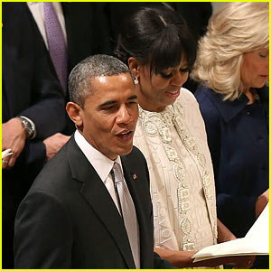 Barack & Michelle Obama: National Prayer Service After Inauguration ...