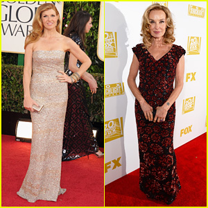 Connie Britton & Jessica Lange – Golden Globes 2013 Red Carpet | 2013 ...