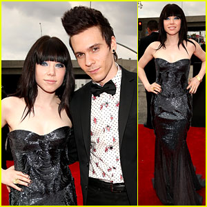 Carly Rae Jepsen: Grammys 2013 Red Carpet with Matthew Koma! | 2013 ...