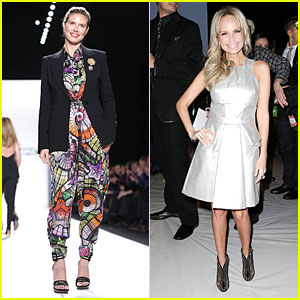 Heidi Klum & Kristin Chenoweth: Project Runway Fashion Show! | 2013 New ...