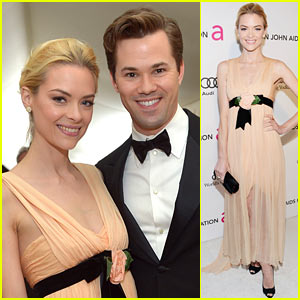 Jaime King & Andrew Rannells – Elton John Oscars Party 2013 | 2013 ...