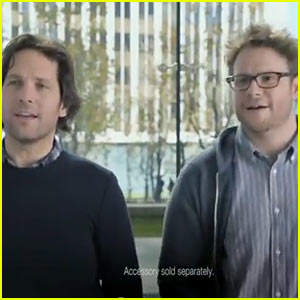 Seth Rogen & Paul Rudd: Samsung Super Bowl Commercial – Watch Now ...
