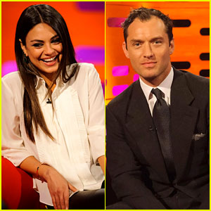 Mila Kunis & Jude Law: ‘Graham Norton Show’ Guests! | Jude Law, Judi ...