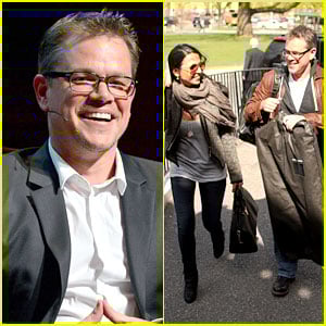 Matt Damon: Harvard Arts Medal Ceremony with Luciana! | Luciana Damon ...