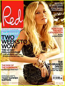 Reese Witherspoon Covers ‘Red’ Magazine June 2013 | Magazine, Reese ...