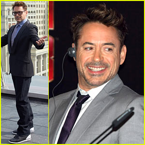 Robert Downey, Jr.: ‘Iron Man 3′ Photo Call & Conference in Moscow ...