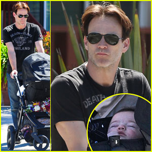 Stephen Moyer: Daddy Day Out | Stephen Moyer : Just Jared