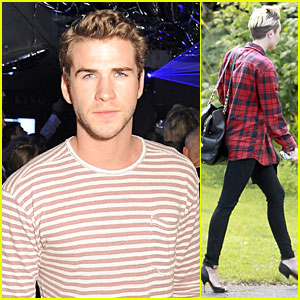 Liam Hemsworth Parties at Cannes, Miley Cyrus’ Plaid Recording Session ...