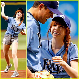 Carly Rae Jepsen Throws Unsuccessful First Pitch (Video) | Carly Rae ...