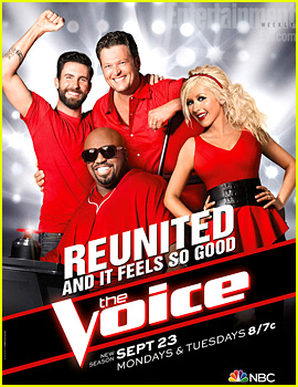 Adam Levine & Christina Aguilera: ‘The Voice’ Season 5 Poster! | Adam ...