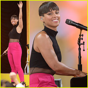 Alicia Keys Performs for Good Morning America’s Concert Series ...