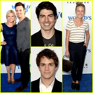 Megan Hilty & Brie Larson: ‘World’s End’ Hollywood Premiere! | Brandon ...
