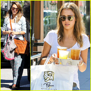 Jessica Alba: Sunday Mall Stop | Jessica Alba : Just Jared ...