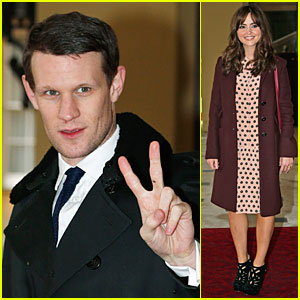 Matt Smith & Jenna Coleman: ‘Doctor Who’ 50th Anniversary Reception! | Jenna Coleman, Matt Smith ...