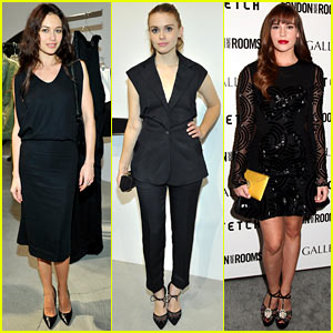 Olga Kurylenko & Holland Roden: London Show Room Opening! | Christa B ...