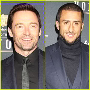 Hugh Jackman & Colin Kaepernick Suit Up NFL Honors 2014 | 2014 Super ...