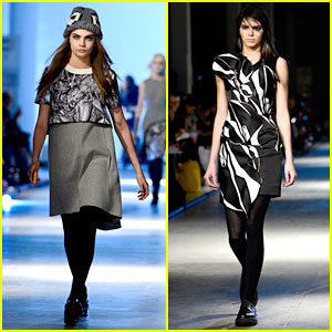 Cara Delevingne & Kendall Jenner Walk Runway at Giles Show! | Cara ...