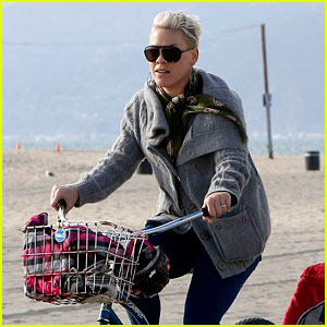 Pink Goes for Bike Ride After Finishing ‘Truth About Love’ Tour ...