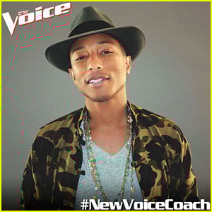 Pharrell Williams Joins ‘The Voice’ as Season 7 Coach! | Pharrell Williams, The Voice | Just ...