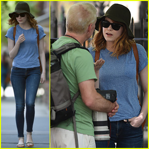Emma Stone Isn’t Afraid to Call Out the Paparazzi in NYC | Emma Stone ...