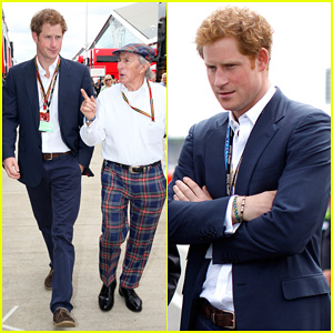 Prince Harry Chats with Sir Jackie Stewart During Eventful Sunday at ...