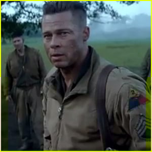 Brad Pitt Stars in Brand New ‘Fury’ Trailer – Watch Now! | Brad Pitt, Fury, Logan Lerman, Shia ...