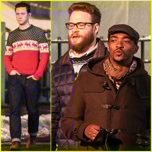 Joseph Gordon-Levitt & Seth Rogen Are Filming a Christmas Movie ...